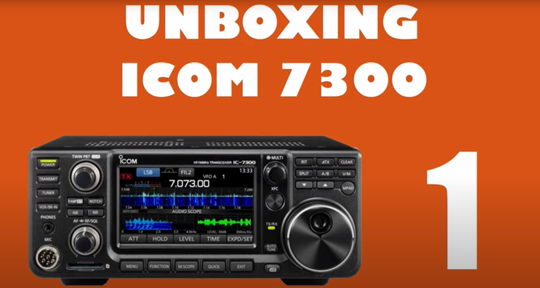 01_Unboxig ICOM 7300 – ZENIACOSTA