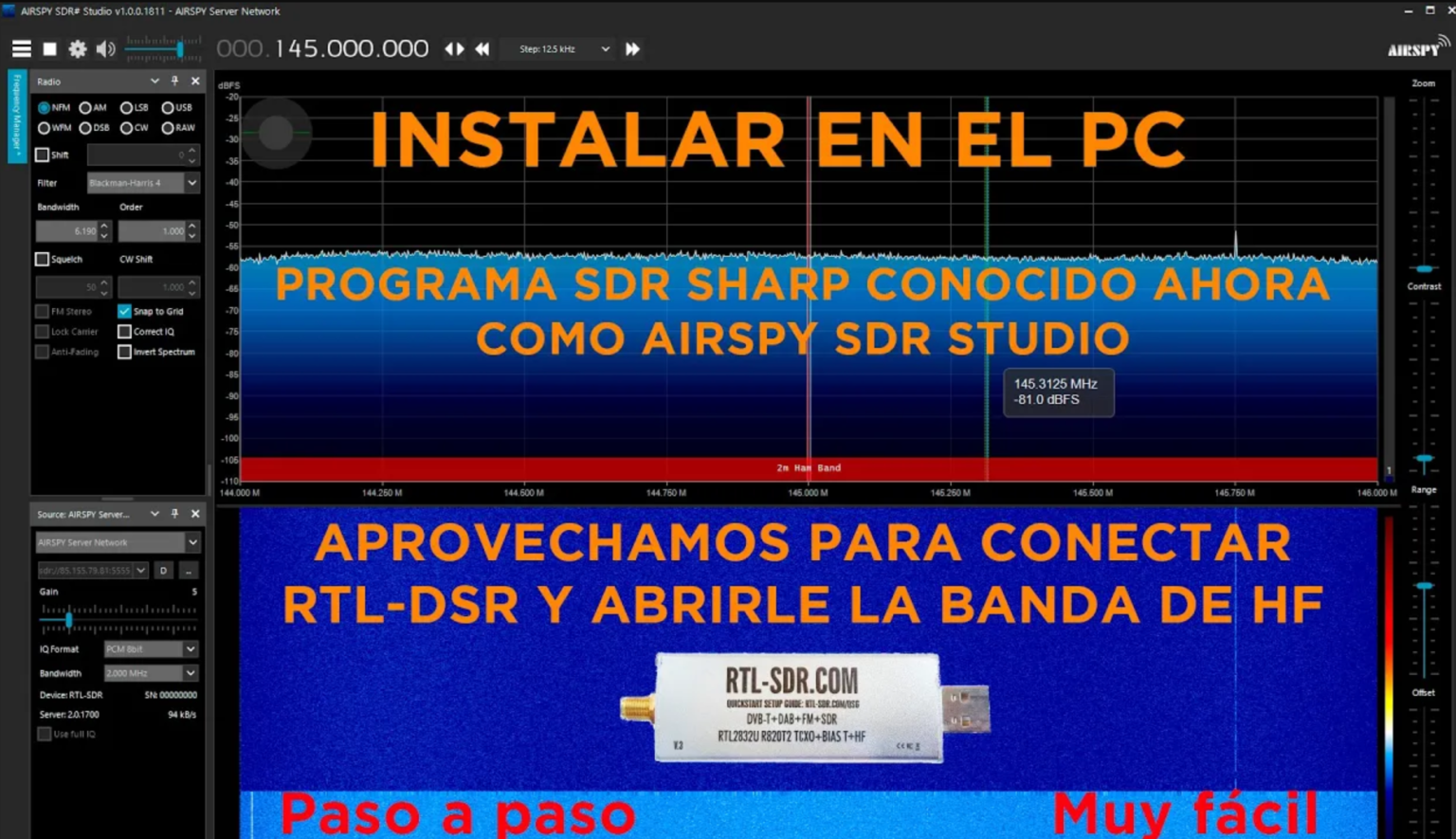 01_Instalar al PC el RTL-SDR con el programa AirSpyStudio-SDRSharp – ZENIACOSTA